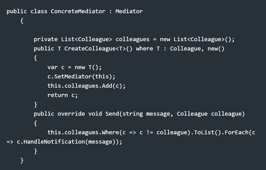 Mediator Design Pattern en ASP.NET Core | by Vaxi Drez Social | Mar ... Mediator Design Pattern en ASP.NET Core | by Vaxi Drez Social | Mar ...