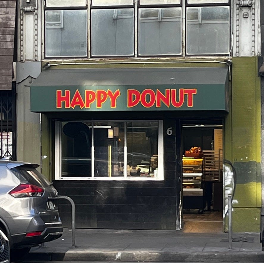 Happy Donuts. I never know what to expect when I… | by Jane B Zimmerman ...