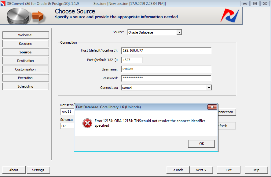 ORA-12154: TNS: could not resolve the connect identifier specified | by Ellen Vasil | DBConvert ...