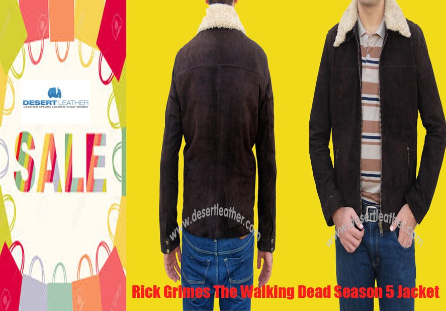 Rick Grimes The Walking Dead Season 5 Jacket | by elmaashley | Medium