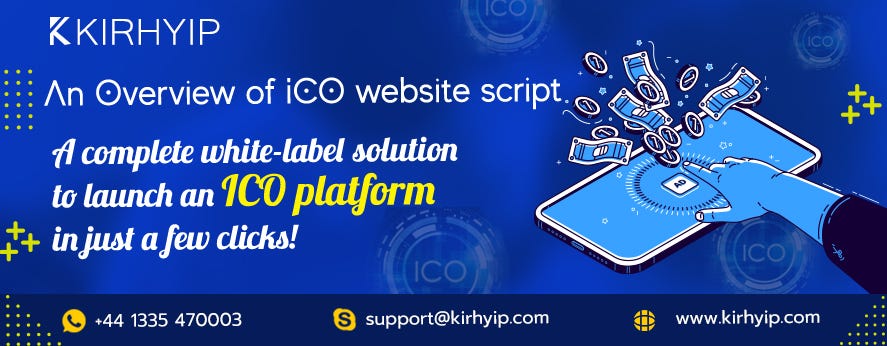 ICO Script for Initial Coin Offering Website & Crowdfunding Platform ...