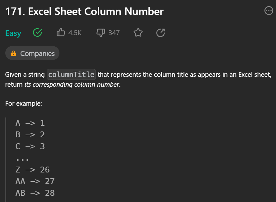 One Day One LeetCode — 9/9 - Tosha Tang - Medium