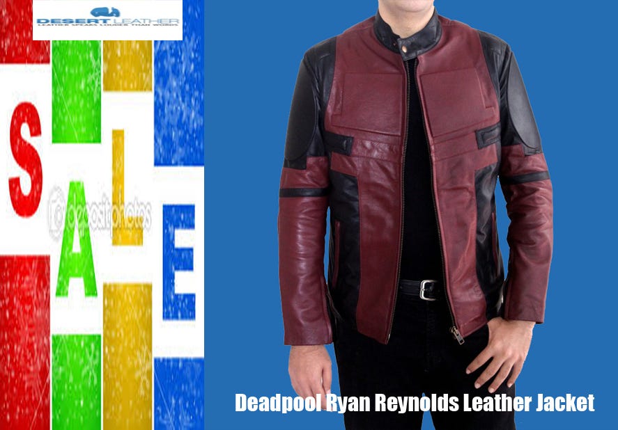 DeadpoolDeadpool Ryan Reynolds Leather Jacket | by elmaashley | Medium