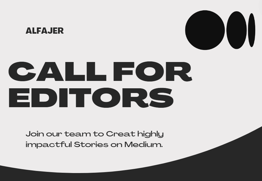 Call for Editors. Impact Through Collective Effort | by Dr. Ali ...