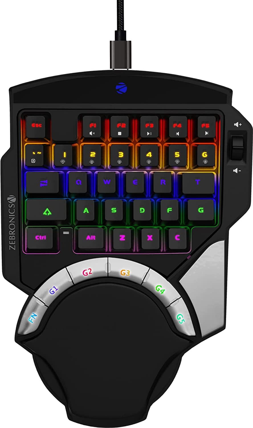 Atom one-Handed RGB Gaming Mechanical Keyboard - Gadgets beats - Medium