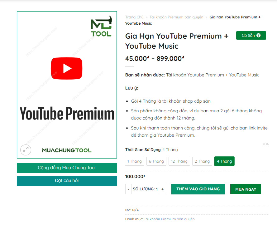 Nâng Cấp Tài Khoản Premium Bản Quyền Giá Rẻ — Mua Chung Tool | by Mua Chung Tool | Medium