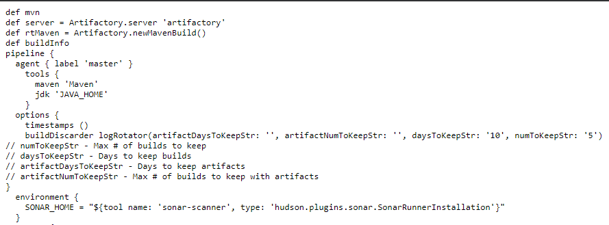 1.2 Pipeline CI/CD — GitHub, Maven, Jenkins, Artifactory, SonarQube ...