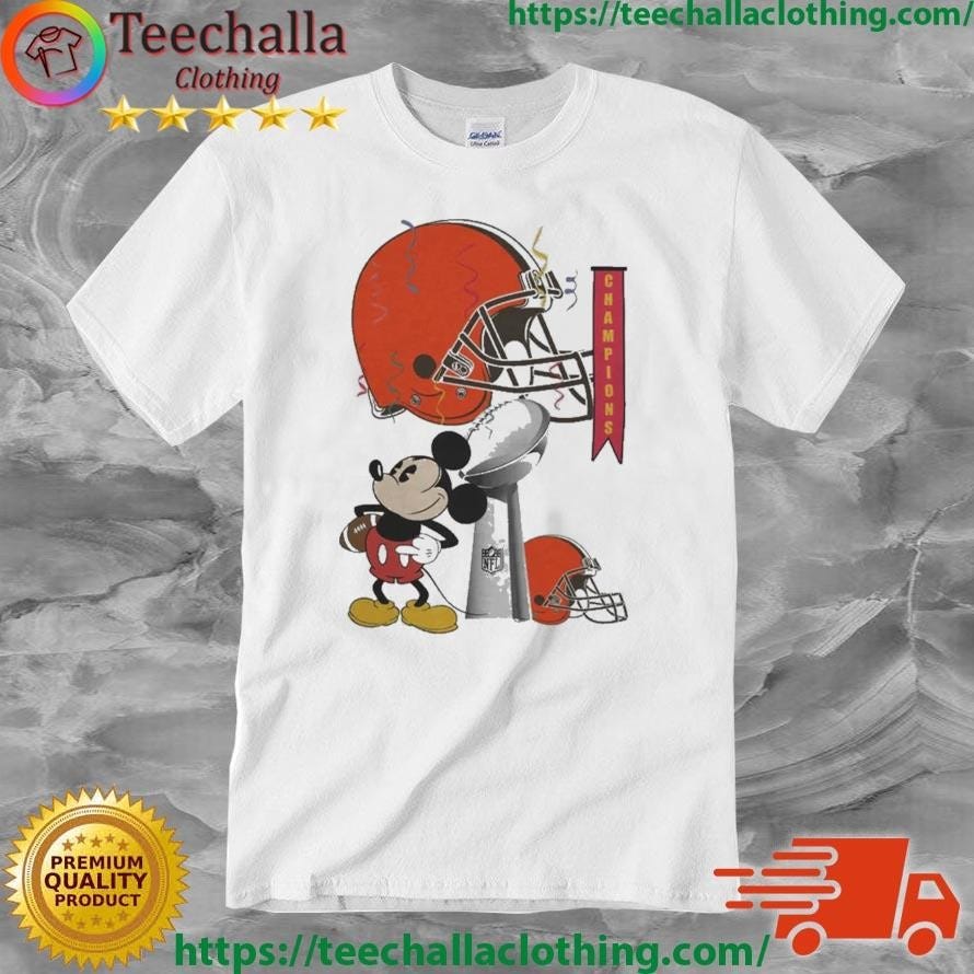 Mickey Mouse NFL Cleveland Browns Football Super Bowl Champions Helmet ...