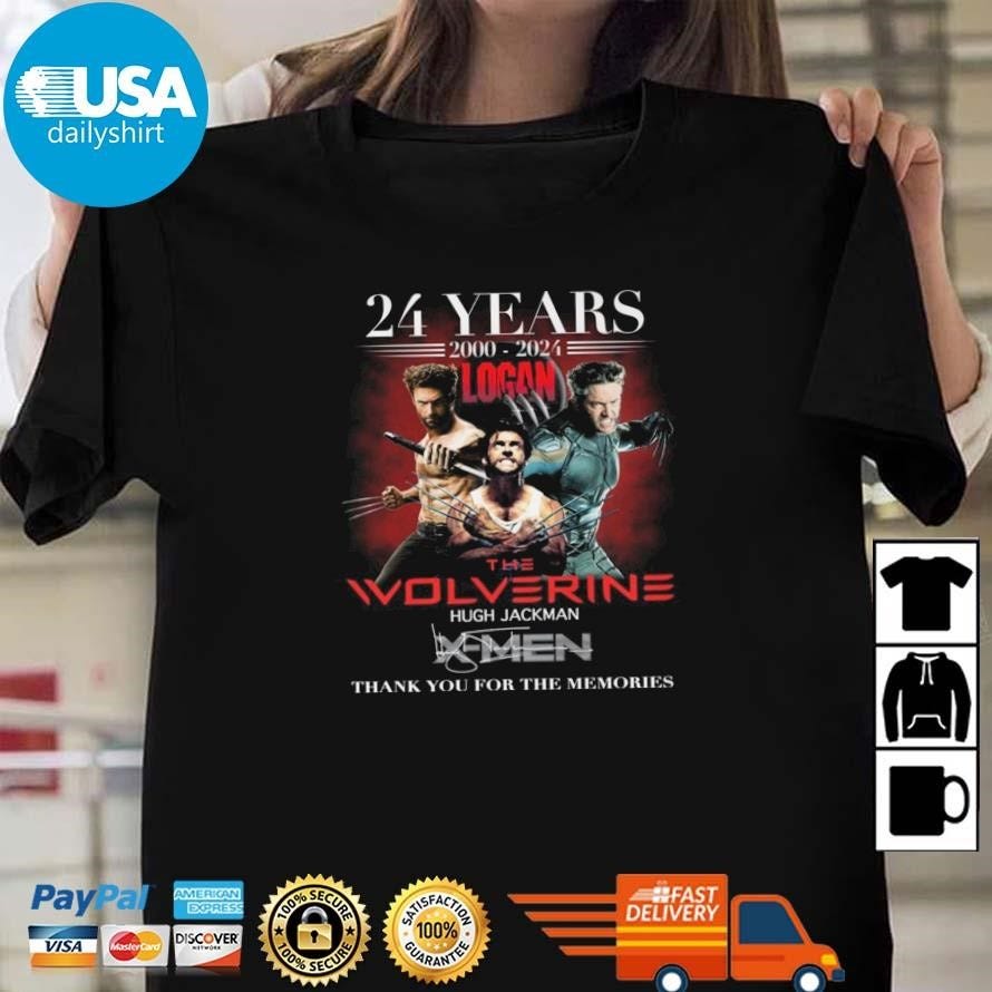 Original The Wolverine Hugh Jackman 2000–2024 24 Years Of The Memories ...