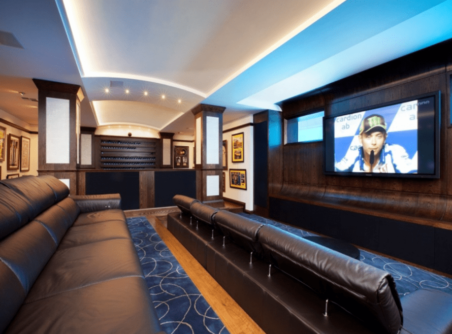 Nfl Broadcast Room Man Cave