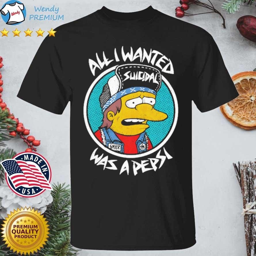 Official Official Simpson All I Wanted Was A Pepsi T-shirt | by ...