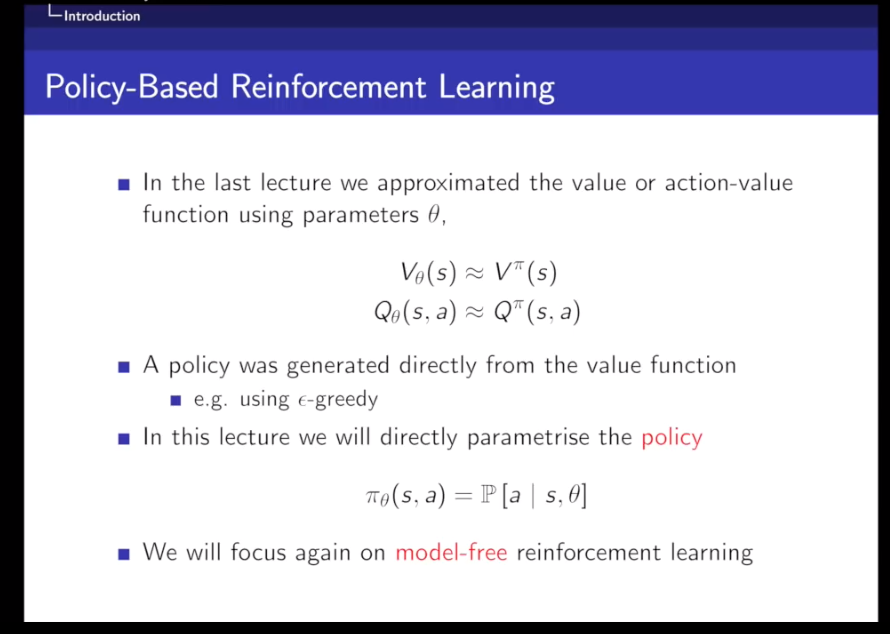 [ Archived Post ] RL Course by David Silver — Lecture 7: Policy ...
