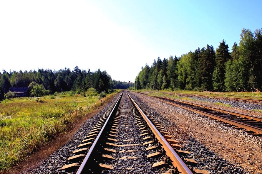Real Railway Track Wallpaper