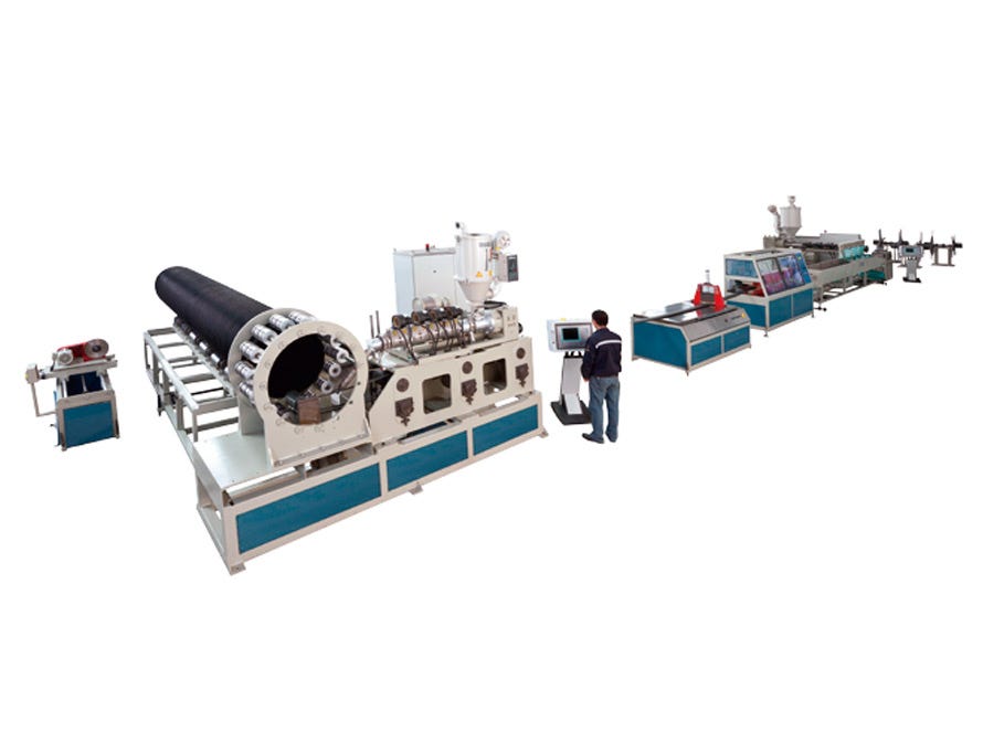 PE Steel Reinforced Spiral Pipe Extrusion Line | by jwellextruderglobal ...