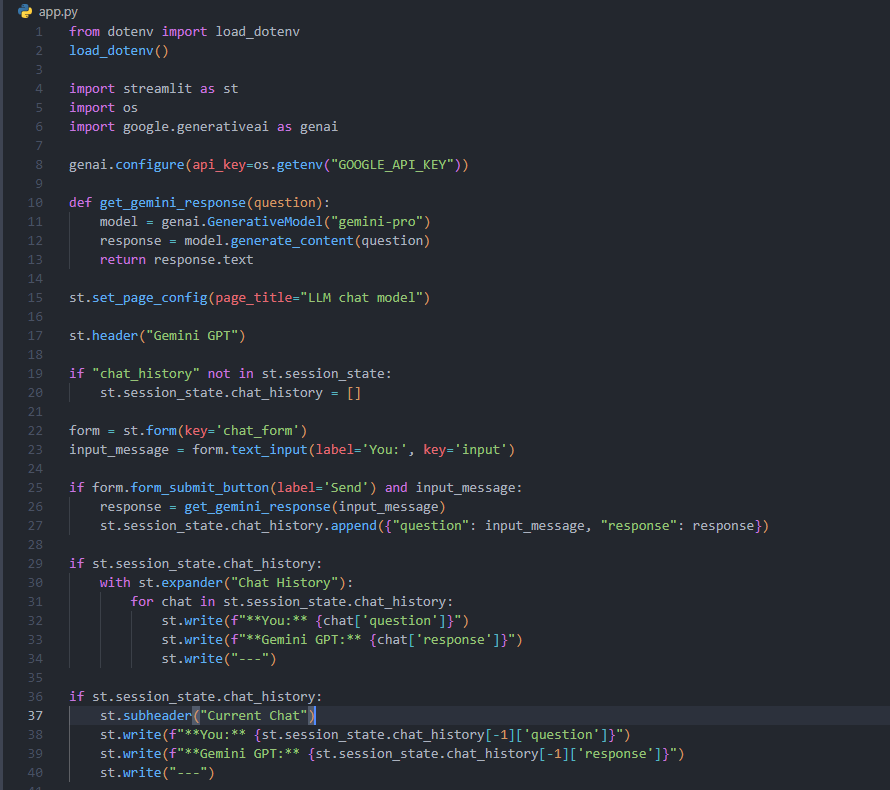 Building an Interactive Chat and Image Generation App with Python, Gemini API, and Streamlit ...