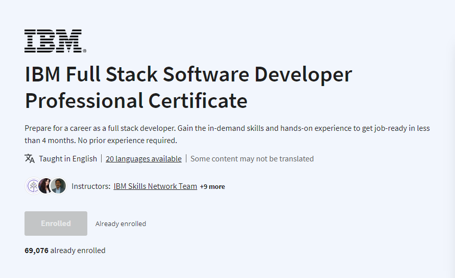 How I Ditched Tutorial Hell for IBM’s Full Stack Developer Course | by ...