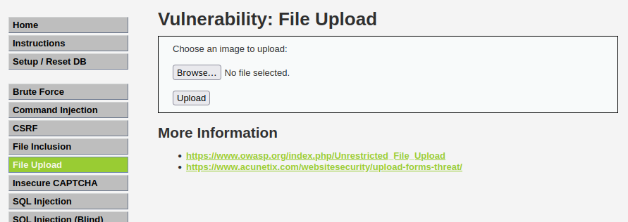 Let S Learn Webapp Pentest From Basic On Dvwa From Setup To Hack Part6 File Upload Low To