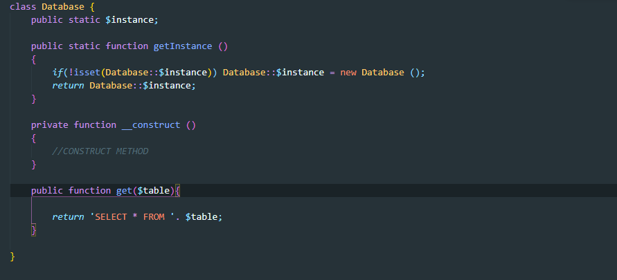 Singleton Design Pattern | PHP Example | by Ogur Uyanik | Medium