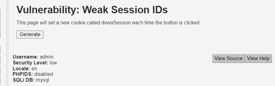 Let S Learn Webapp Pentest From Basic On Dvwa From Setup To Hack Part11 Weak Session Id Low