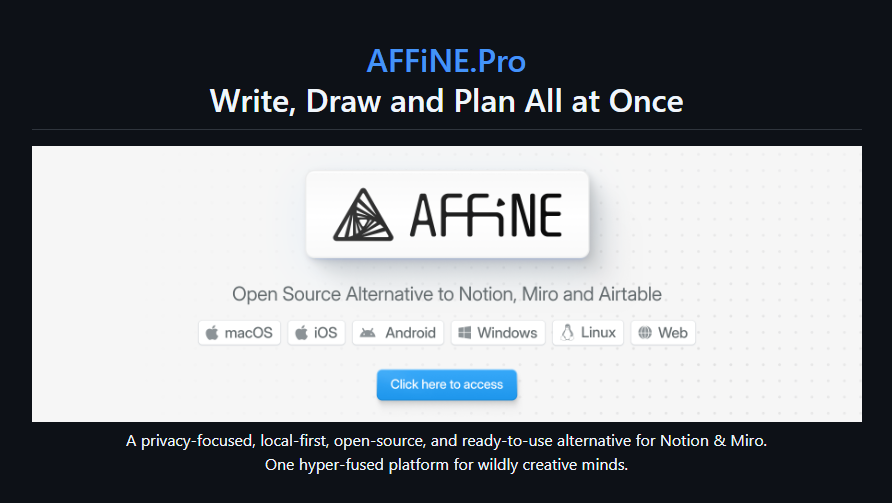AFFiNE: Notion + Miro, But Open Source | by Muhammad Hassan Ali ...