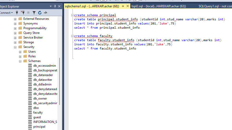 SQL Schema - kajal acharekar - Medium