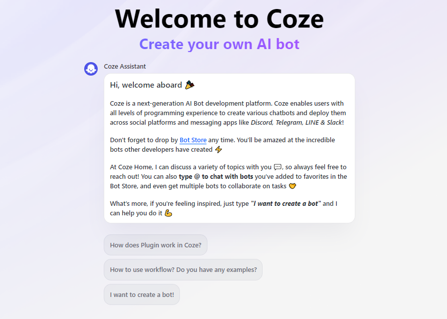 Here are the step-by-step instructions to create your first AI bot as a ...