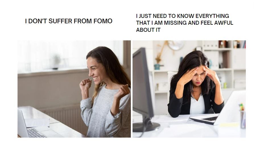 Fear of Missing Out in two Memes - Grese Sermaxhaj - Medium