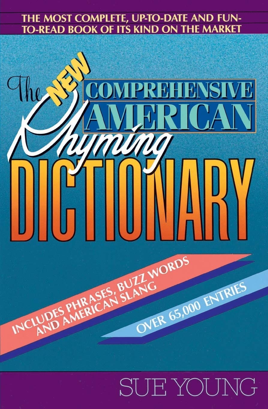 [EBOOK][BEST]} The New Comprehensive American Rhyming Dictionary | by ...
