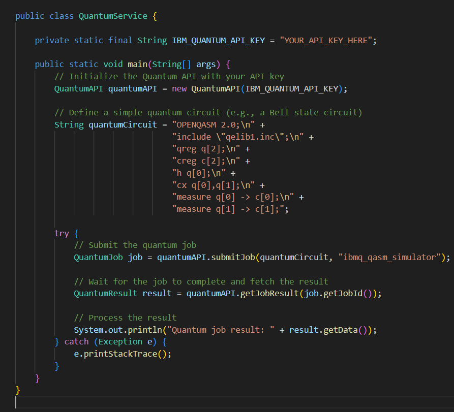 Ingestion of Quantum Computing API into our Java code!! | by Mahesh | Jul, 2024 | Medium
