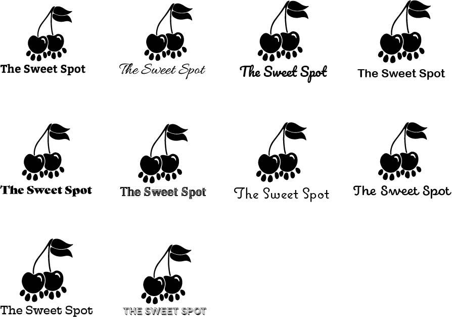 Restaurant Type Trials with Revised Logo | by Shannon McBlain | Medium