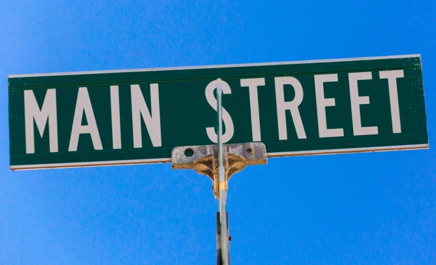 Main Street Sign Clip Art