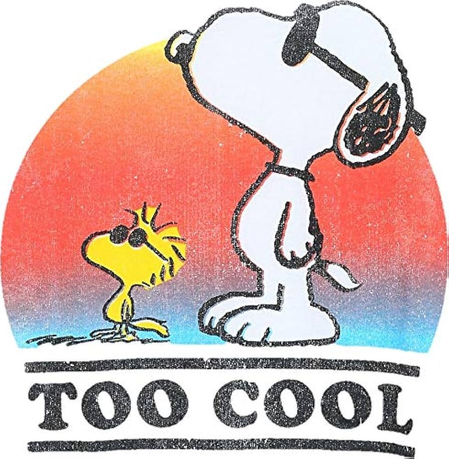 Snoopy and Woodstock Too Cool for Words | by veroattack | Sep, 2024 ...