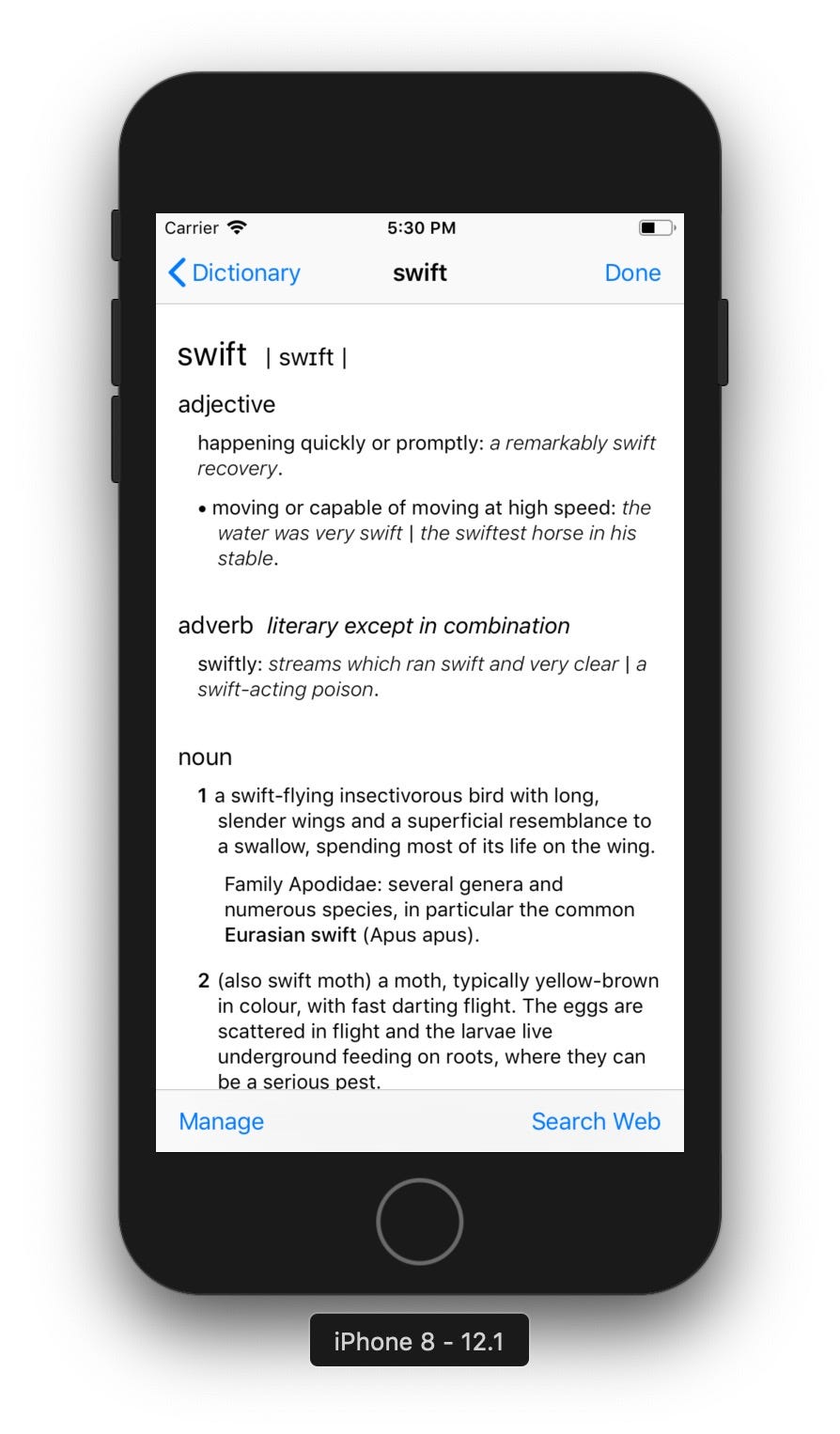 顯示單字意思的 UIReferenceLibraryViewController - 彼得潘的 Swift iOS App 開發問題解答集 - Medium