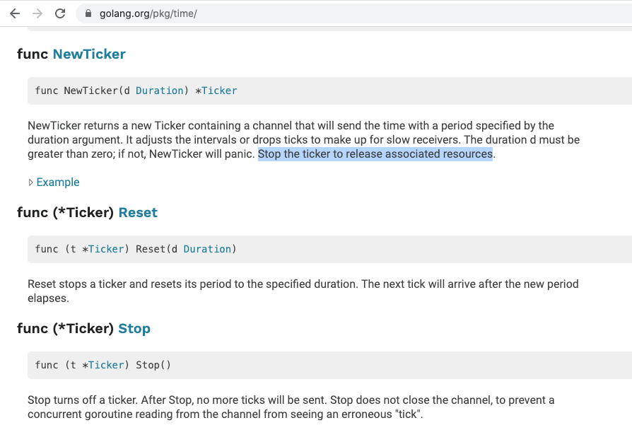 tickeryzer: static analyzer to report missing (*time.Ticker).Stop ...