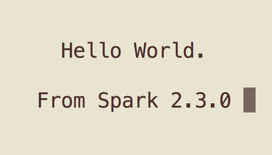 Spark Tutorial — Hello World. This tutorial will guide you to write ...