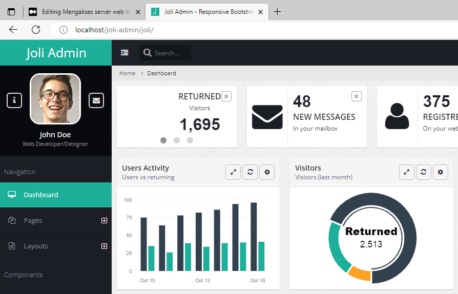 Konfigurasi Apache HTTP server di localhost agar dapat diakses komputer ...
