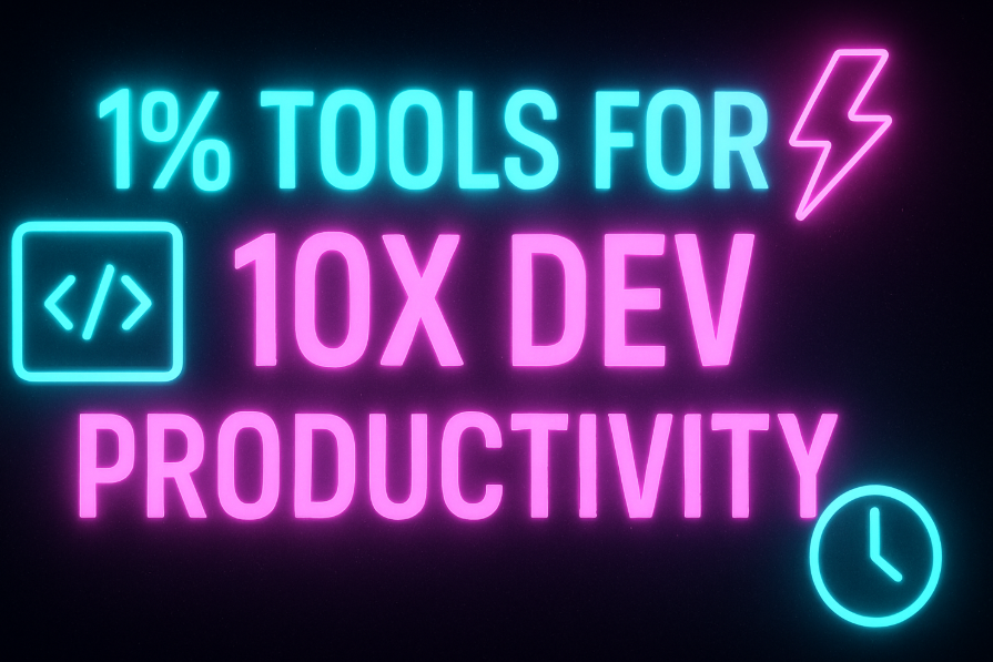 My Favorite 1% Tools That Make Me 10x More Productive as a Developer | by Somendradev ...