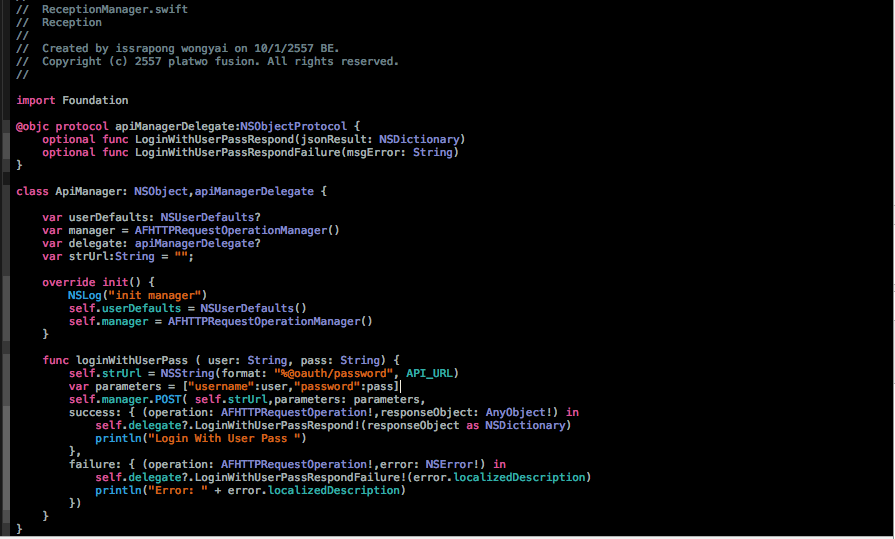 Swift , My API Delegate & Protocol easy example | by aOmMiez | Medium