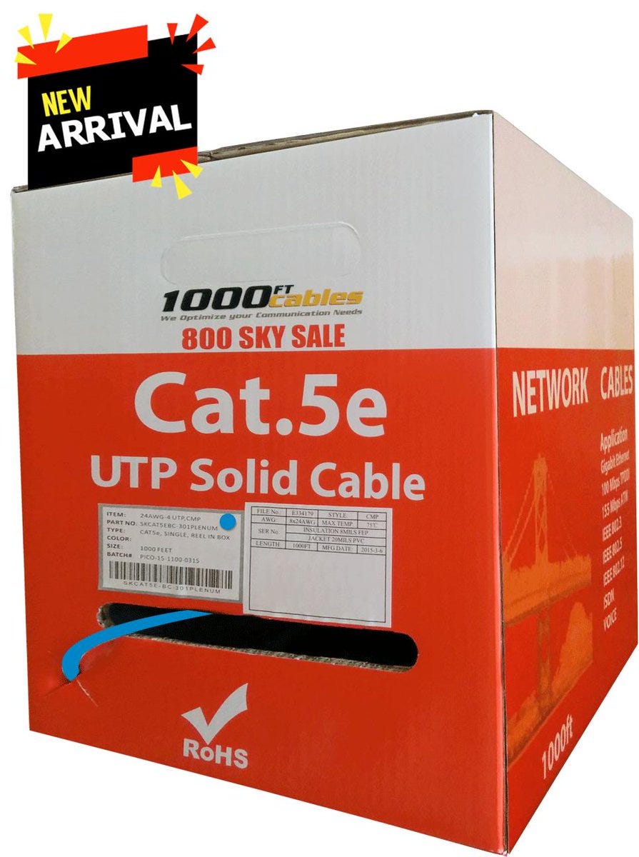 Hot favorite Cable-Cat5e Plenum CMP | by Stefan Adam | Medium