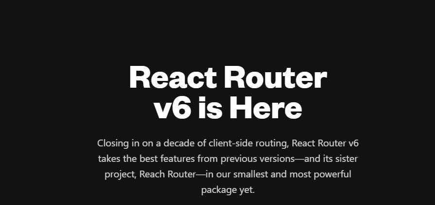 How to upgrading React Router from V5 to V6 in our projects | by ...