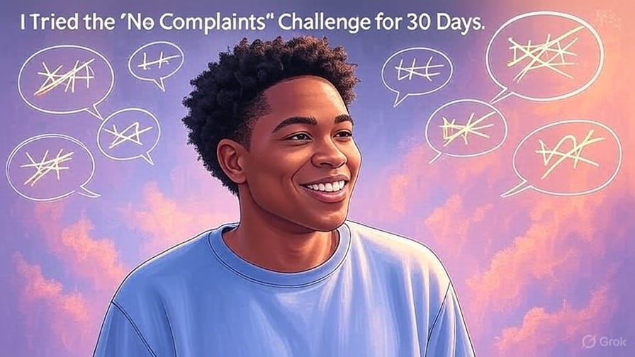 I Tried the ‘No Complaints’ Challenge for 30 Days — Here’s Who Hated It ...