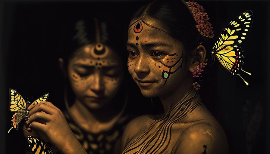 Free From A Cocoon - Quleen Kaur BIjral - Medium