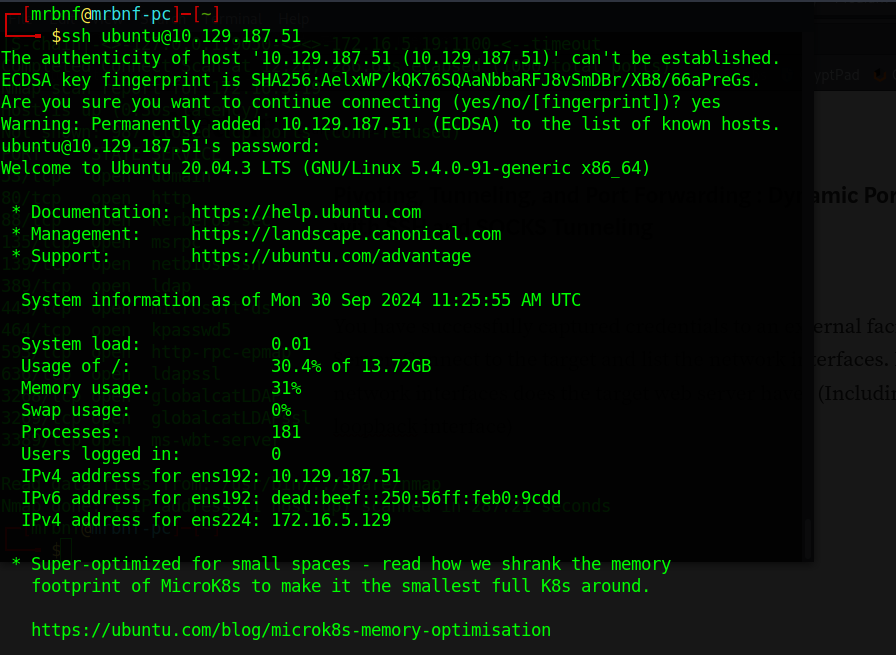 Pivoting Tunneling And Port Forwarding Dynamic Port Forwarding With