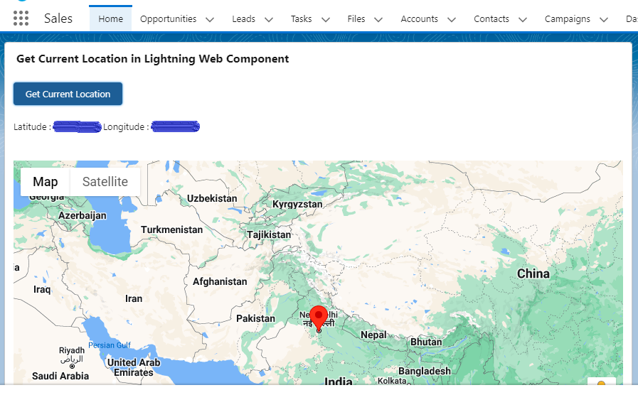 Getting current Location in LWC Component - Puneet Khanna - Medium
