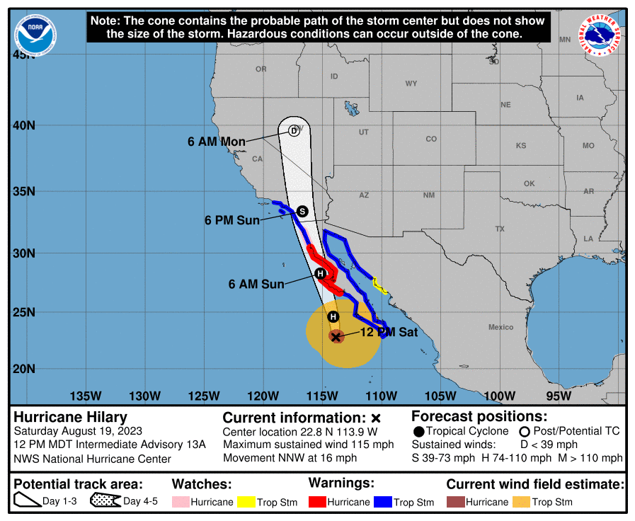 What Hurricane Hilary Means For The Southern California Theme Parks ...