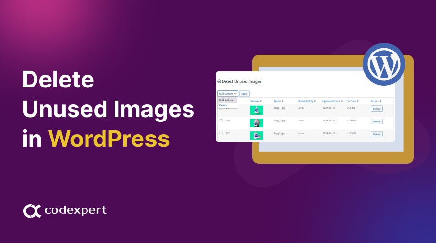 Delete Unused Images in WordPress — A Complete Guide - Codexpert, Inc - Medium