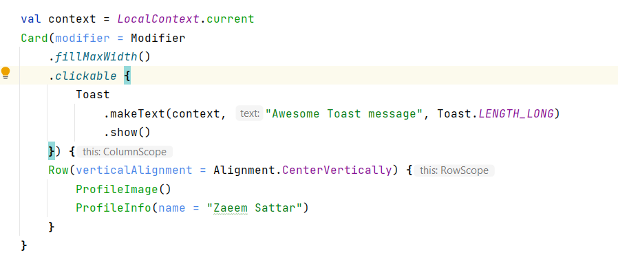 How To Show Toast in Compose Android - Zaeem Sattar - Medium