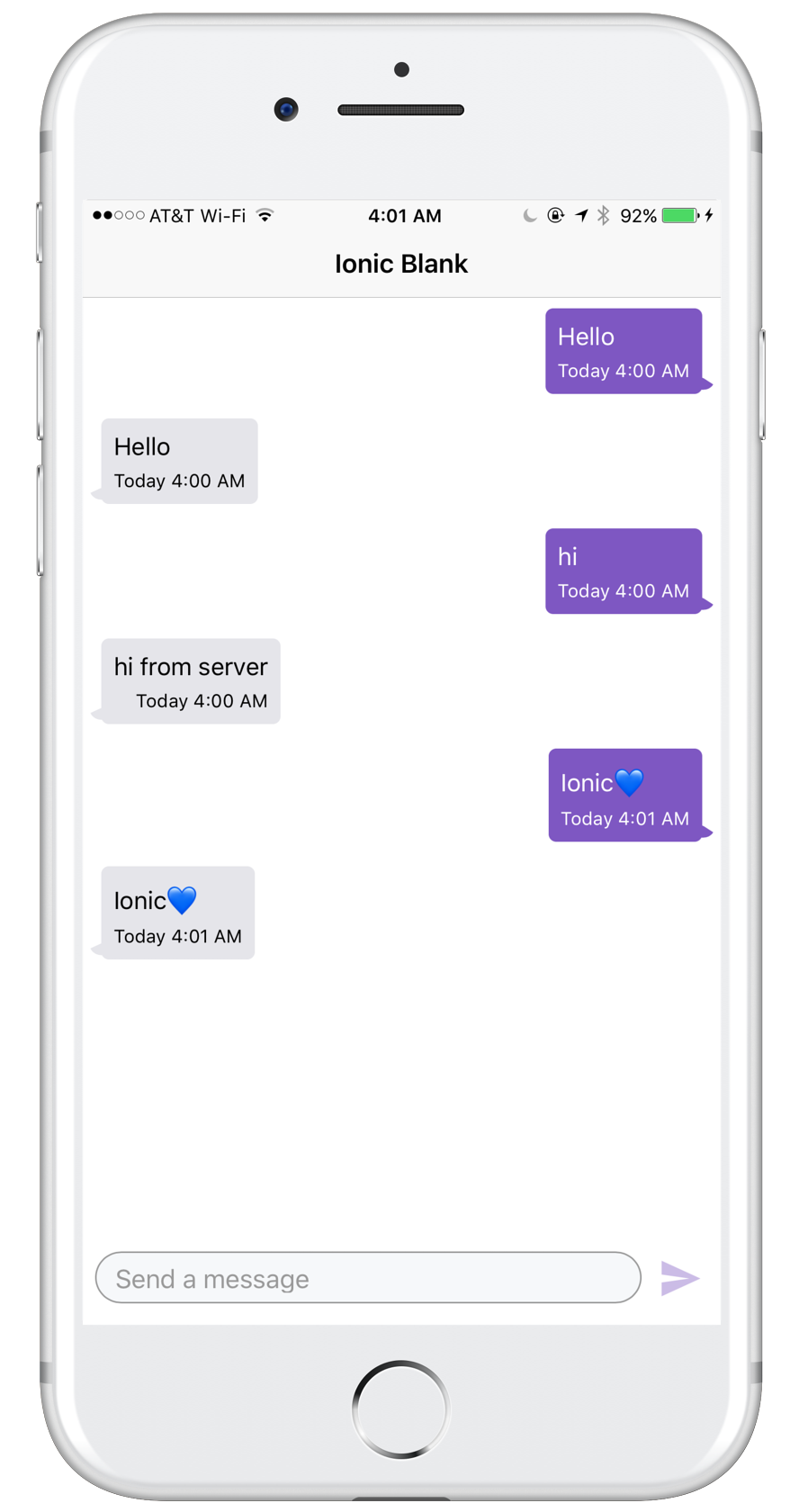 Ionic chat application. Build a chat application with Ionic… | by Ankush Aggarwal | Medium