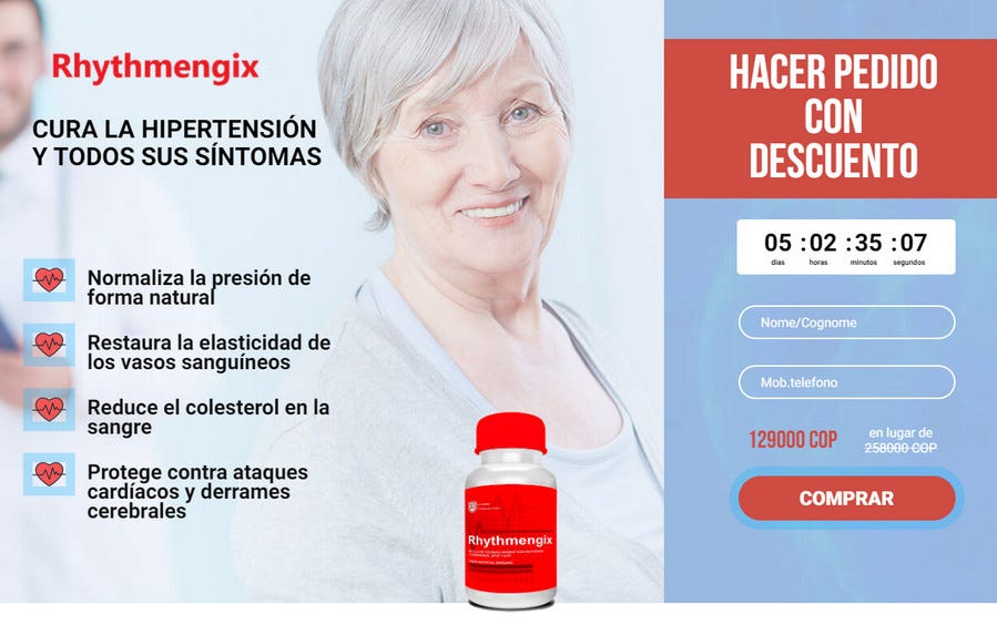 Como se usa Rhythmengix, dosis, opiniones en Barranquilla (Colombia ...