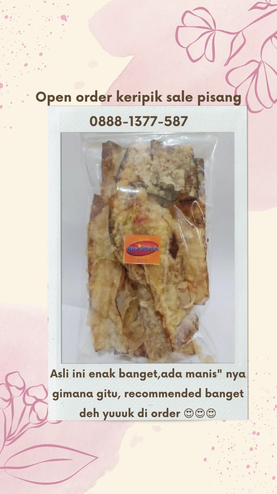 Dua Snack Open order Open reseller:0888–1377–587 Buat kalian yang mau ...